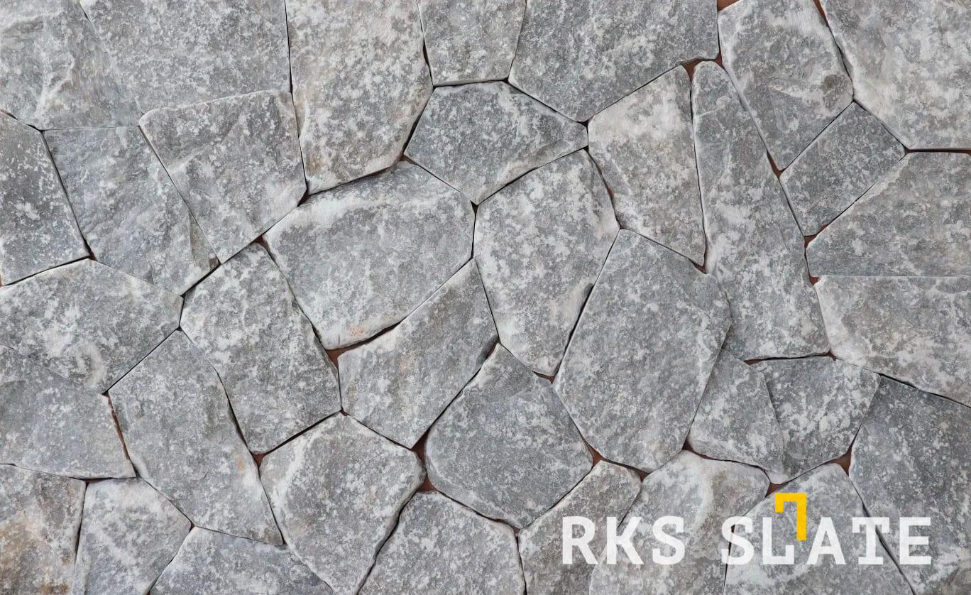 RKS SLATE Light Grey Marble Loose - Облицовочный камень купить в Москве
