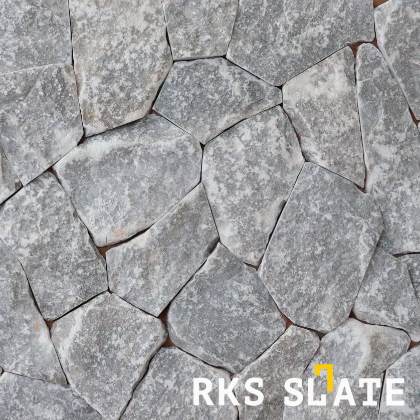 RKS SLATE Light Grey Marble Loose - Облицовочный камень купить в Москве